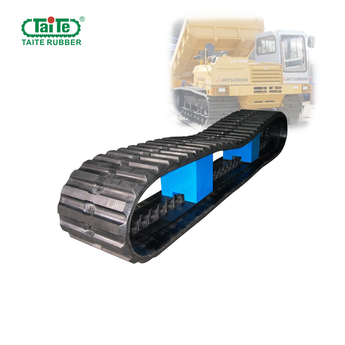 800x150x68mm Dumper Rubber Tracks for Mitsubishi LD-1000